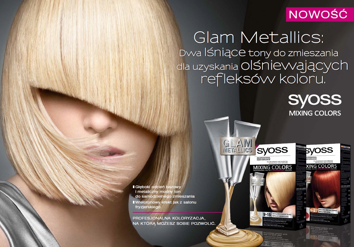 SYOSS Mixing Colors Glam Metallics - Moda - najnowsze kolekcje ...
